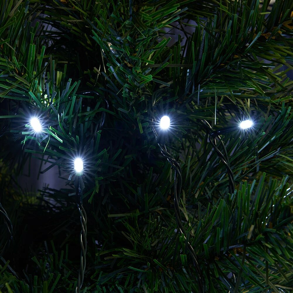 Светодиодная гирлянда Feron CL34 линейная 10 м +1.5м 230V 5000K c питанием от сети, эффектом стробов, черный шнур (32973)