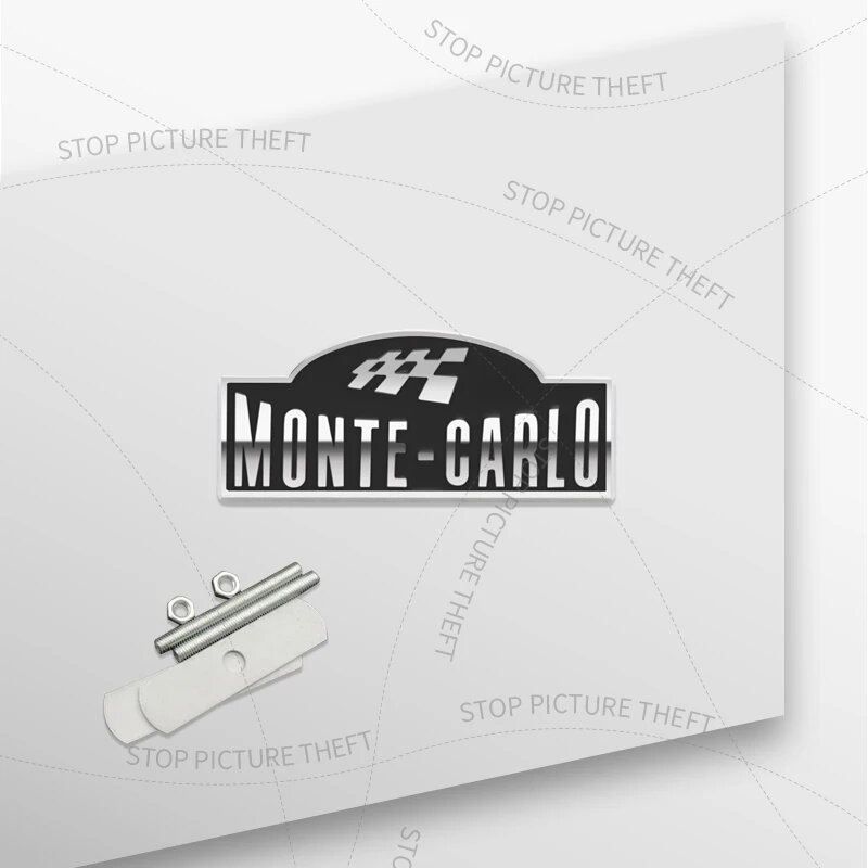 3D металлический логотип Monte Carlo для Skoda