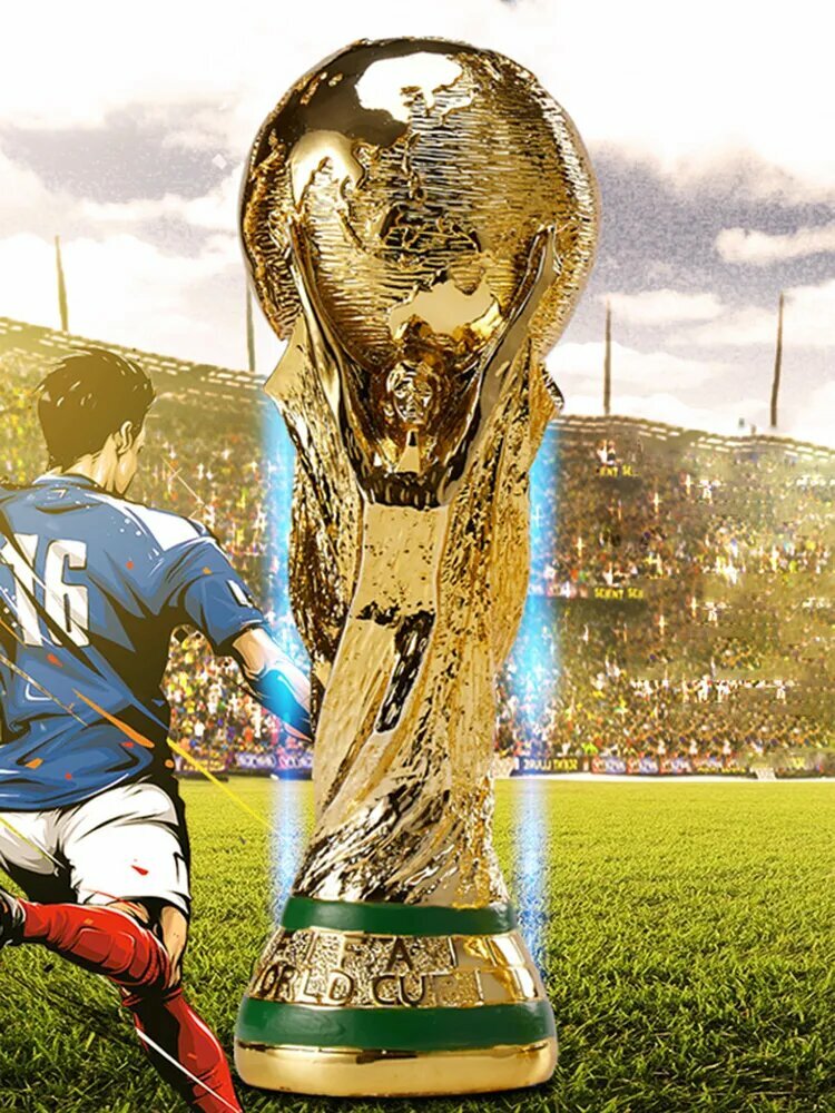 Кубок мира FIFA 2022 36 см твердая чашка，Кубок мира по футболу в Катаре