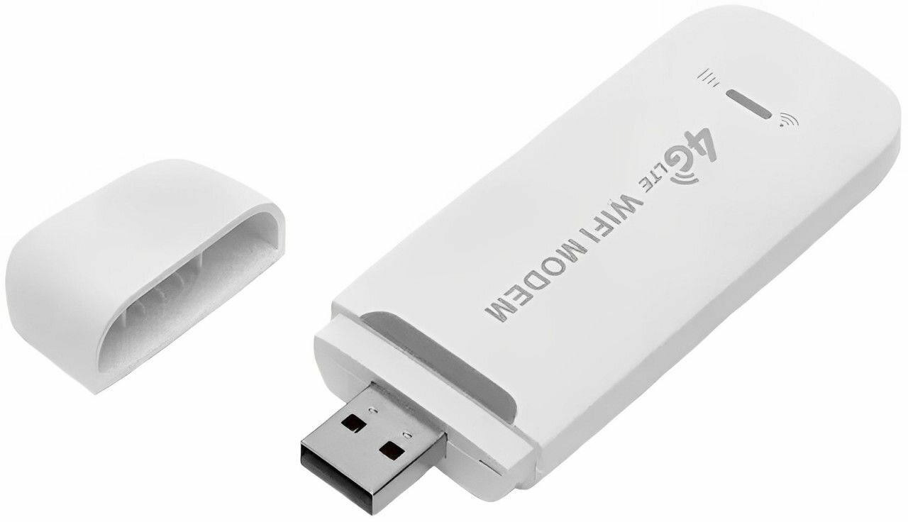 4G модем CARCAM 4GMF-USB 4G LTE, Wi-Fi 2.4 ГГц , 150 Мбит/с, белый