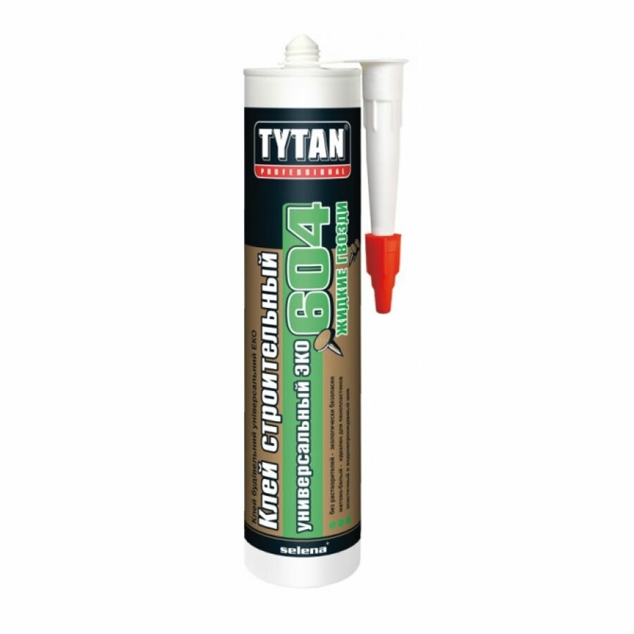 Клей строительный, универсальный Tytan Professional №604 Эко белый (440гр)
