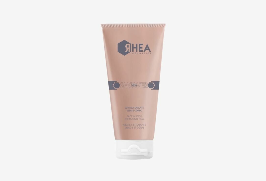 Очищающая глина для лица и тела и волос RHEA ShowerClay 200 мл