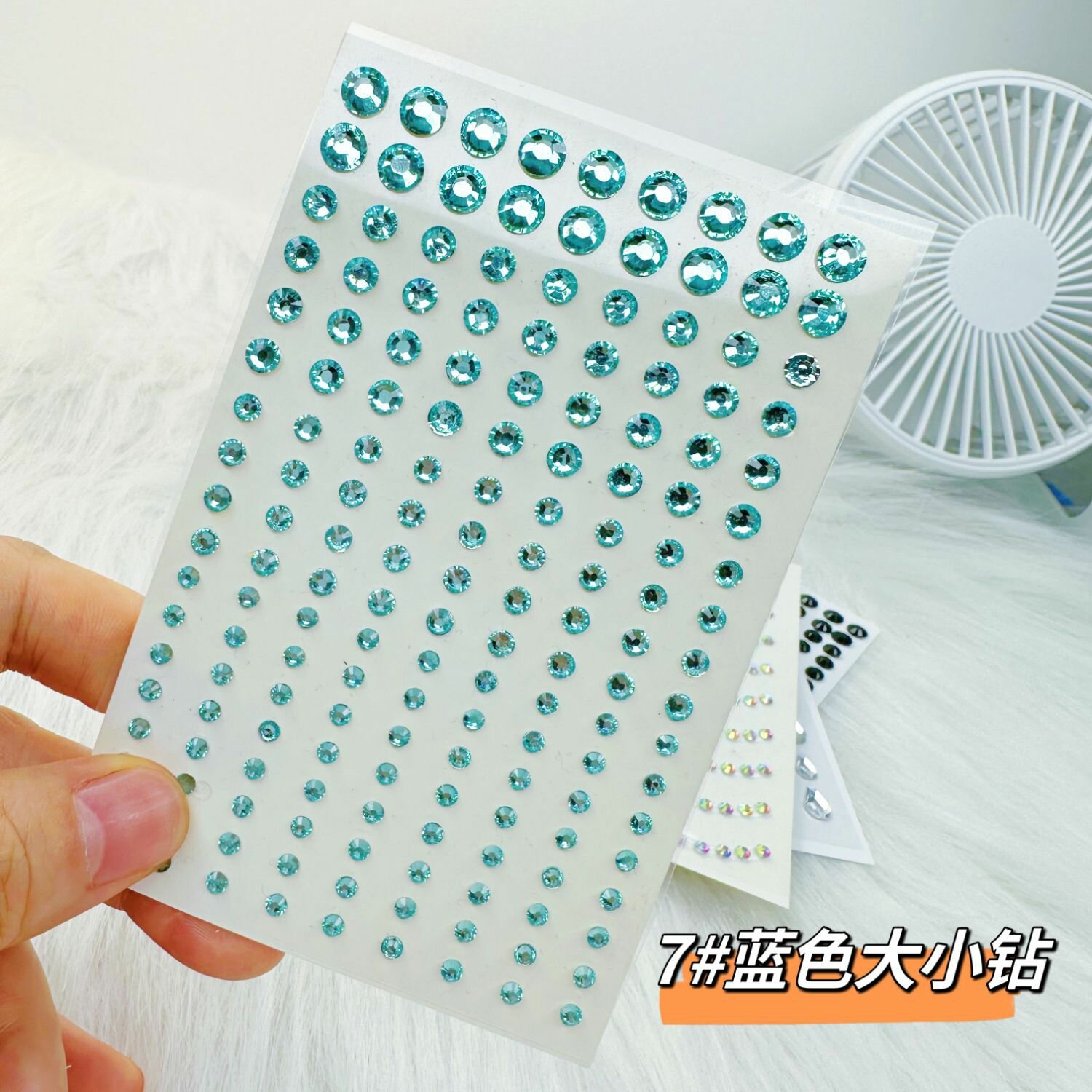 Наклейки "Face", для лица, с клеем, 7 дюймов