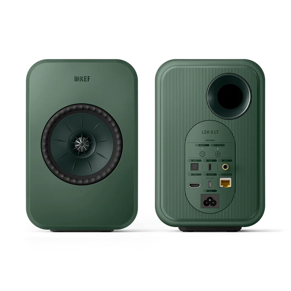 Полочная акустика KEF LSX II LT Sage Green, Великобритания, DSD и PCM до 24 бит/384 кГц