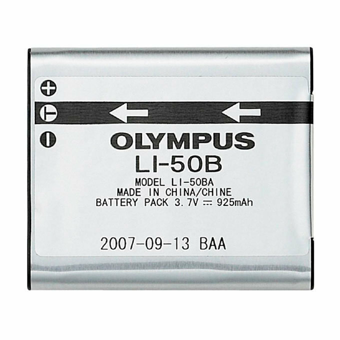 Аккумулятор Olympus LI-50B, Li-Ion, 925 мАч, рабочее напряжение 3,7В — фото 1