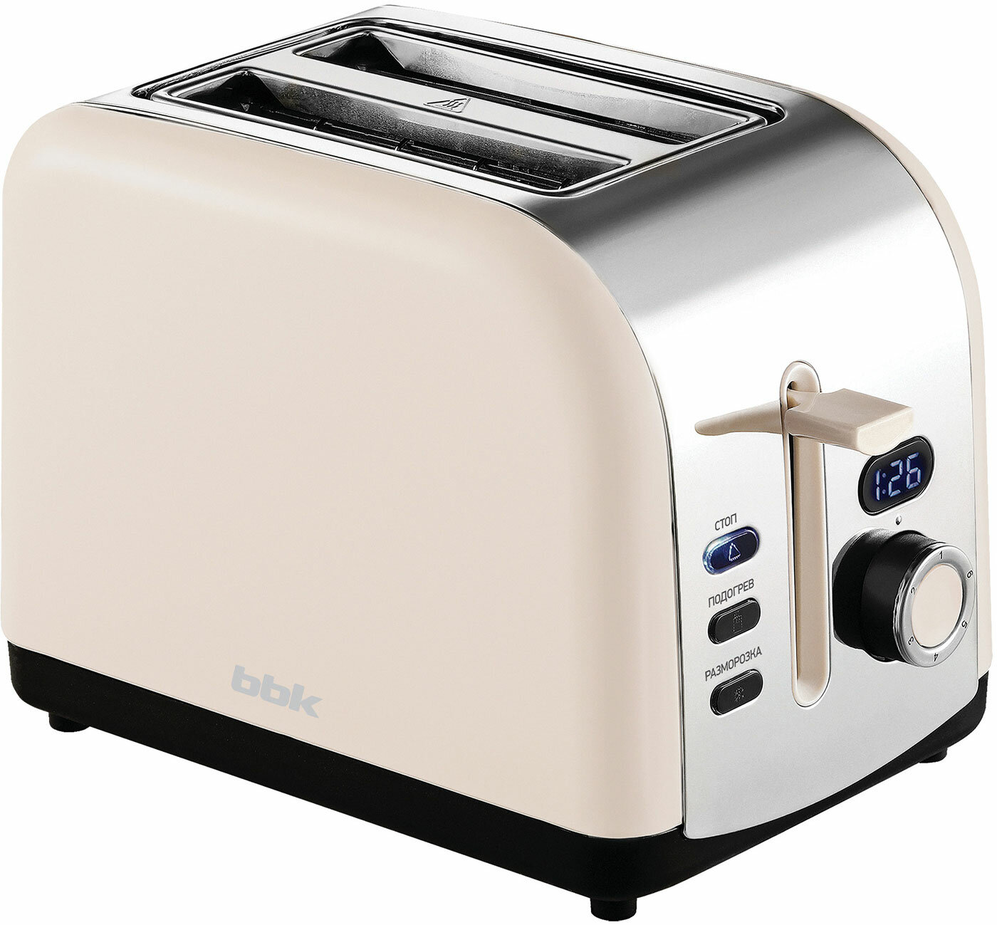 Тостер BBK TR76, кремовый