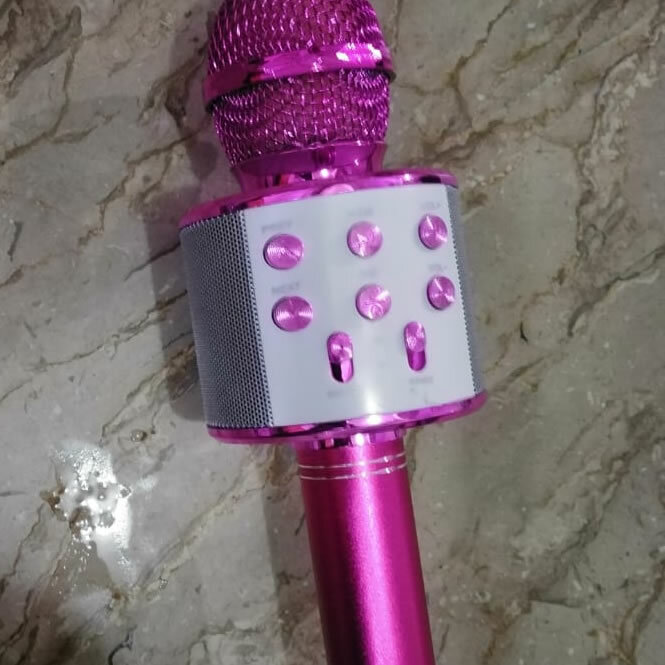 Беспроводной микрофон для детей со встроенным эхом живого динамика Караоке - Ручной микрофон - Подходит для Naat и Hamd