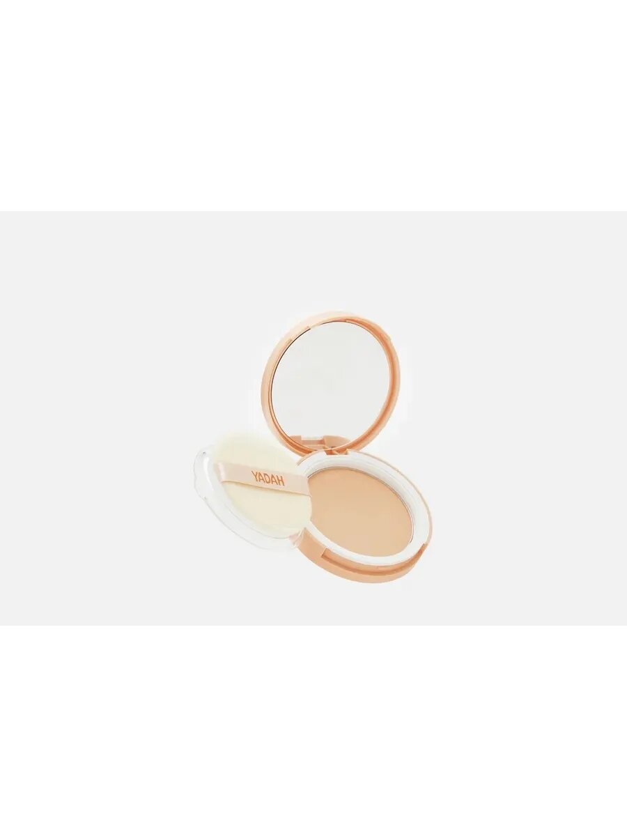 Пудра Yadah Air Powder Pact 21, для лица, невесомая текстура, матовый финиш, SPF 35, защита от солнца