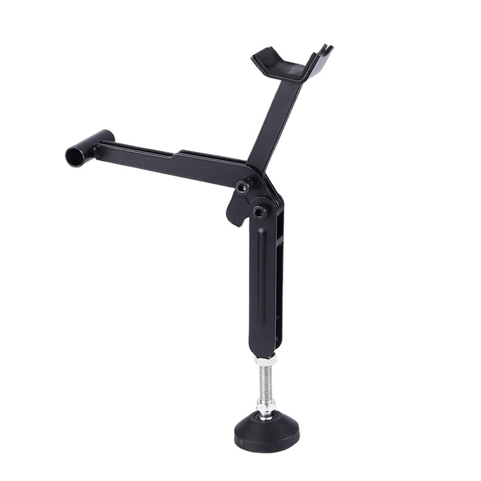 Мотоциклетная Подъемная Рама: Регулируемая Высота 31-38 см Компактная Складная Конструкция - Универсальная Стойка Для Колес для Мотоциклов Прочная Металлическая Опора 25 кг для Домашнего Обслуживания и Поездок