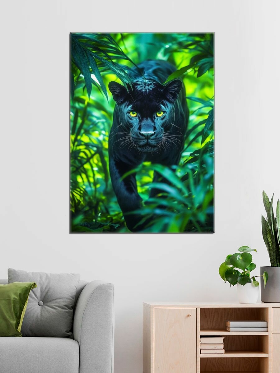 Картина на стену "Пантеры", 50х70 см