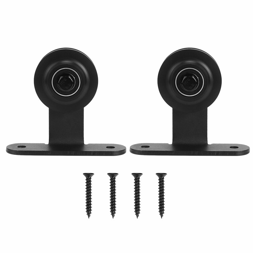 Раздвижные двери для теплицы с подвесным рельсовым механизмом комплект для сарая (1 пара)