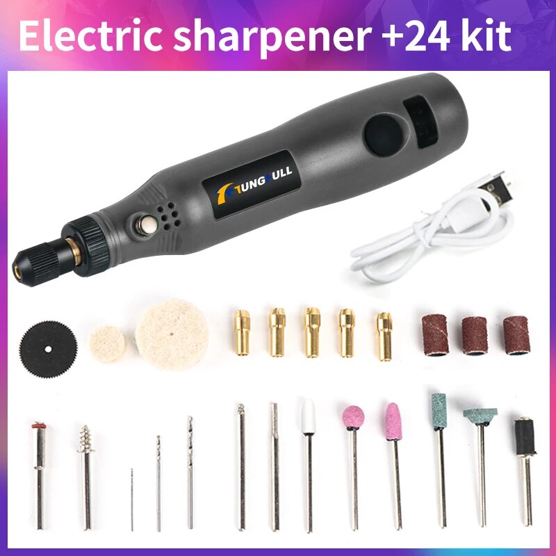 Беспроводная USB-дрель, мини беспроводная гравировочная полировальная ручка, электрическая дрель для ювелирных изделий, металла, инструменты Dremel, сверление пыли, резьба