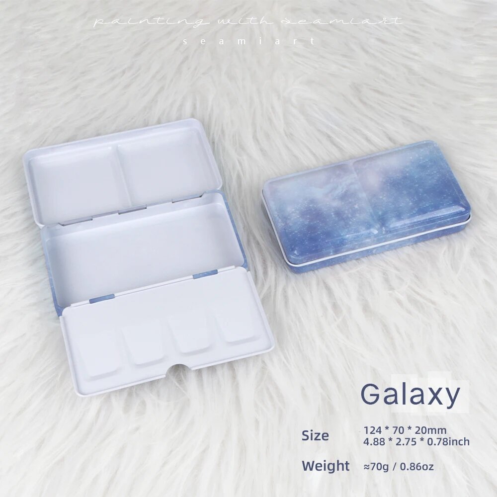 Палитра для акварели SeamiArt Galaxy, 124*70*20mm