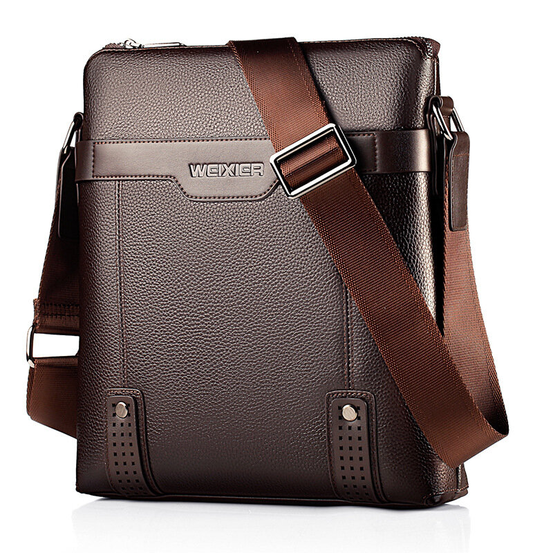 Sac messager en cuir haut de gamme pour homme – Sac à Bandoulière élégant, grande capacité pour le travail, les voyages et les loisirs