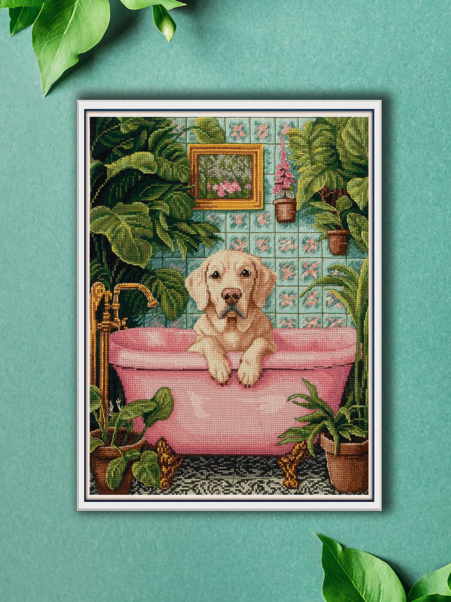 Набор для вышивания PANNA J-7545 "Водные процедуры" 22 x 29.5 см