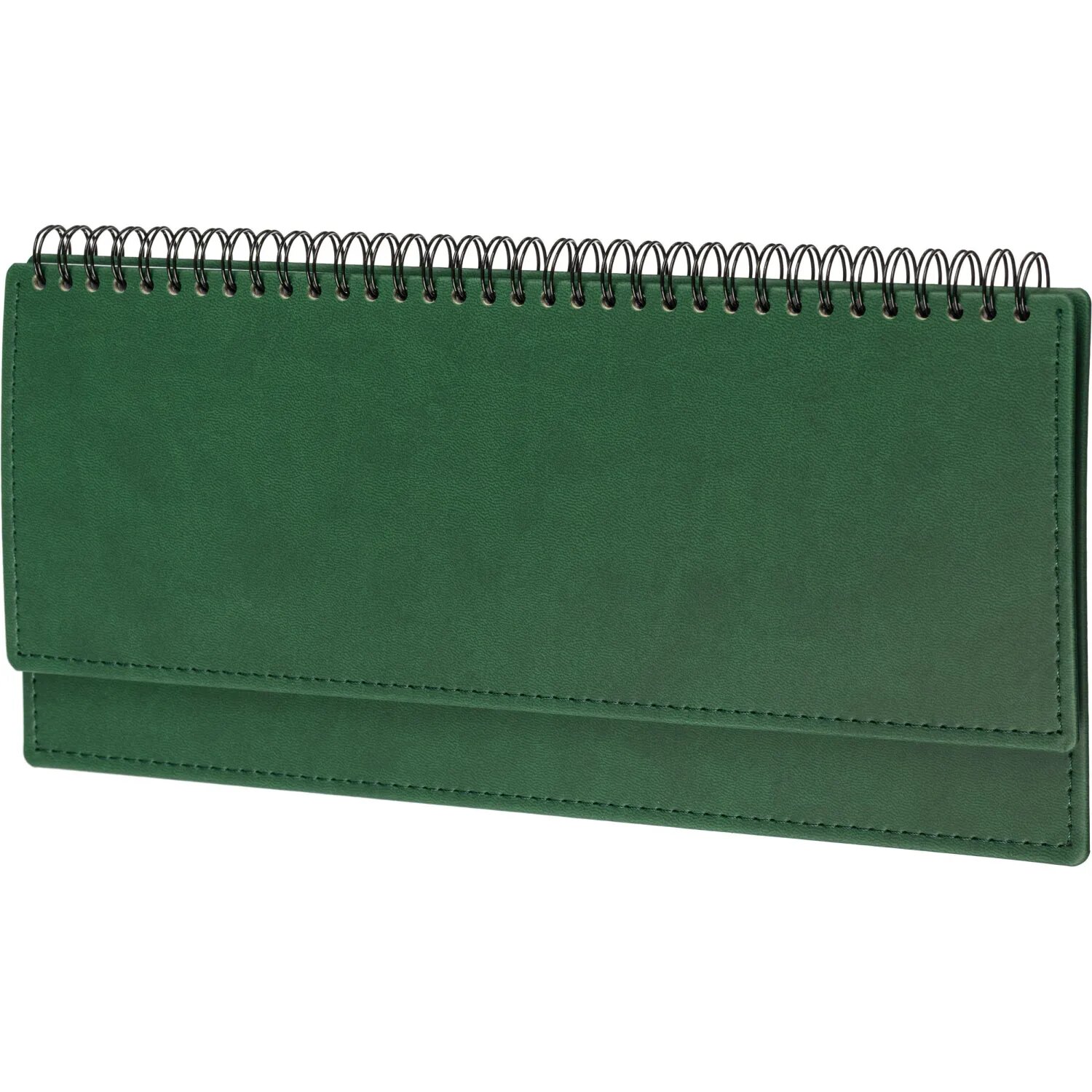 Планинг датированный 2026, зеленый 303х150 мм, 120 стр, аттасне Вива