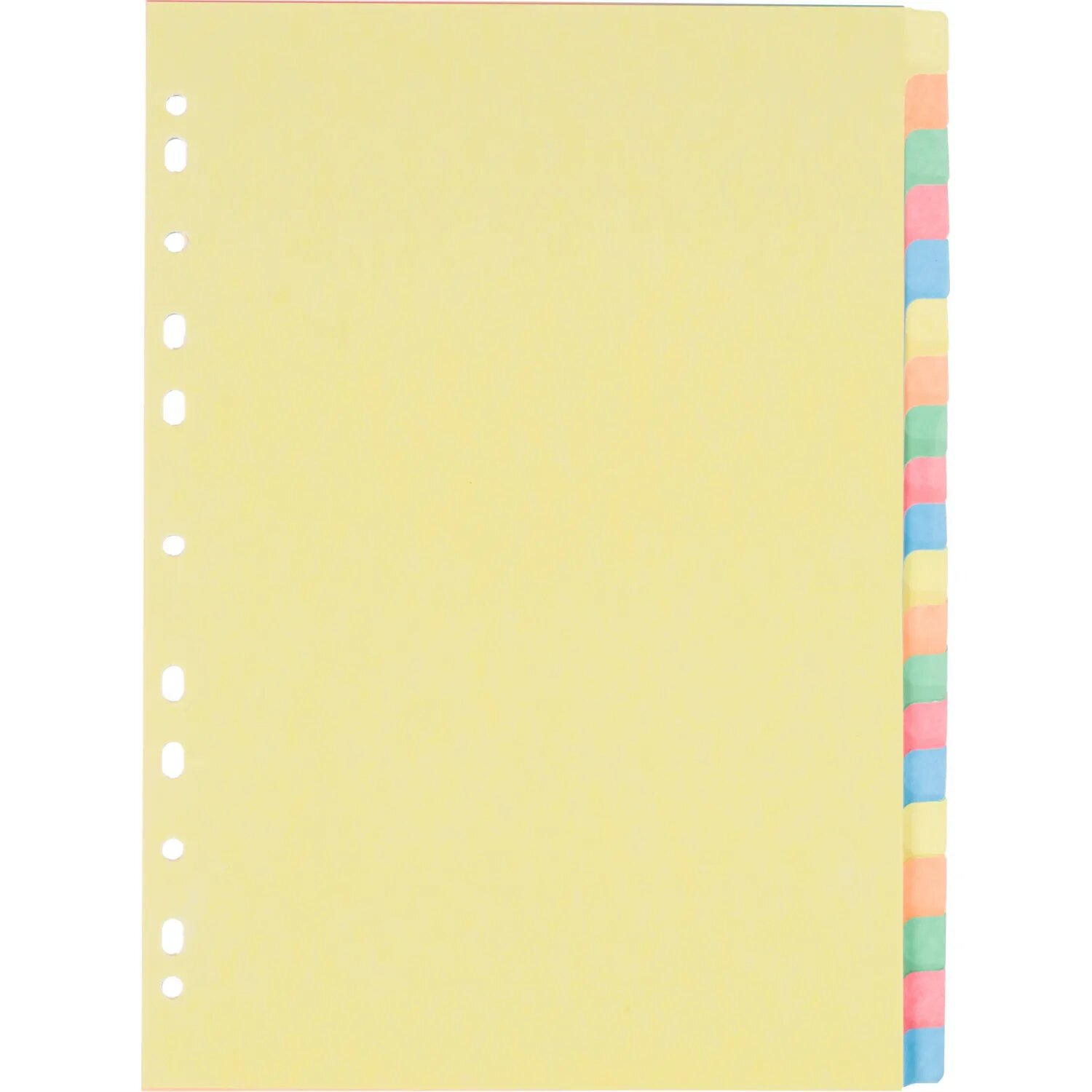 Разделитель листов 1-20, цв. картAttache, A4