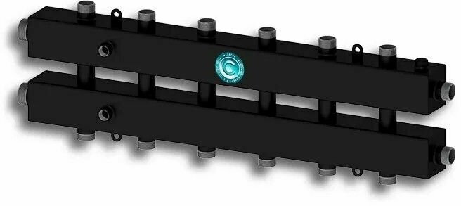 Коллектор комбинированный Север-КM7 (до 70кВт, 7 контуров)