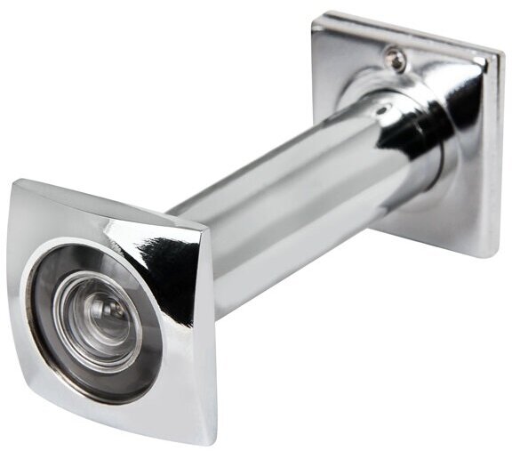 Глазок дверной Fuaro (Фуаро), оптика пластик DV-Q 4/130-70/Z (VIEWER 4 DVQ) CP хром