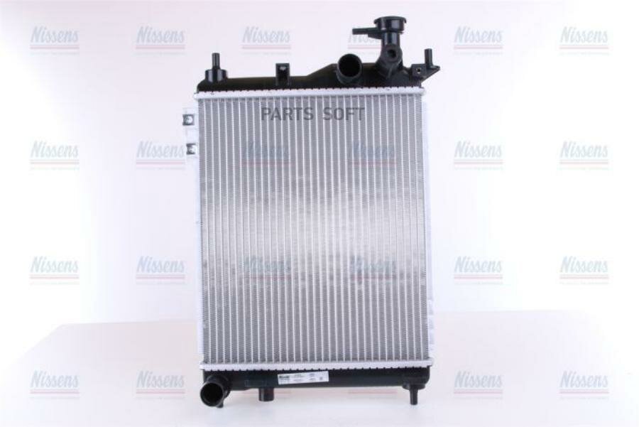 NISSENS 67093 Радиатор двигателя HYUNDAI GETZ 02- ()