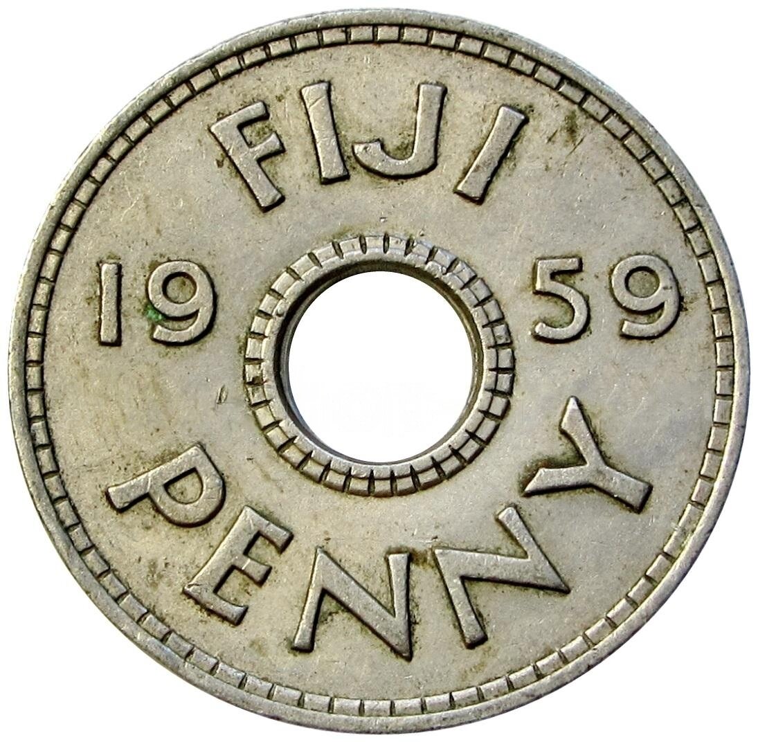 1 пенни 1959 Фиджи