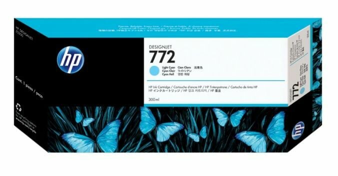 CN632A Картридж HP 772 300-ml Light Cyan DesignJet Ink Cartridge