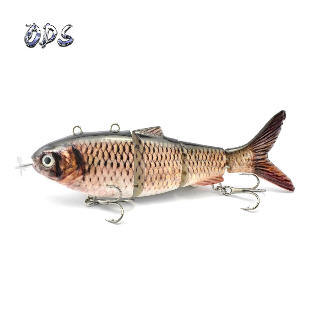 Новая приманка, автоматическая плавающая электронная рыбка 130 мм 42 г, пропеллер, умная рыболовная приманка, перезаряжаемая приманка