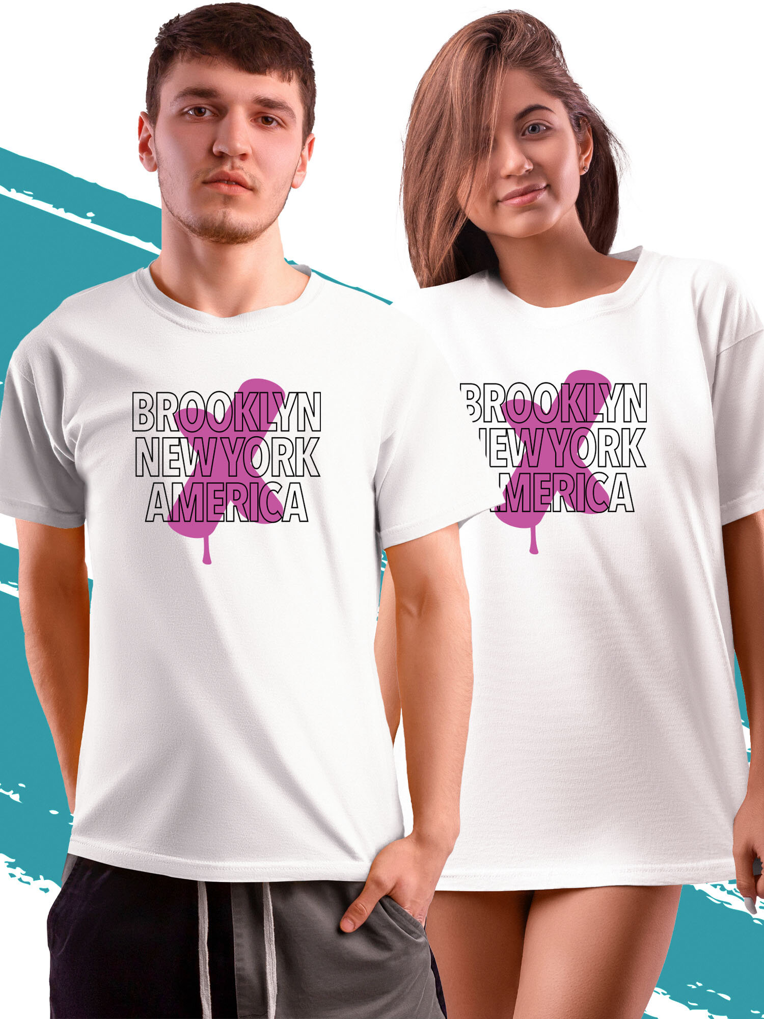 Футболка Бруклин Нью Йорк NYC New York США USA