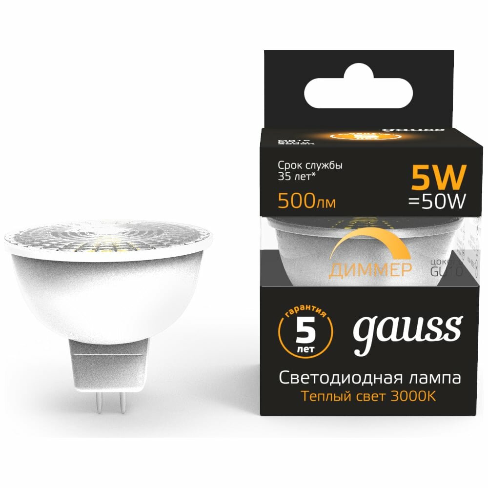 Лампа Gauss 101506105-D