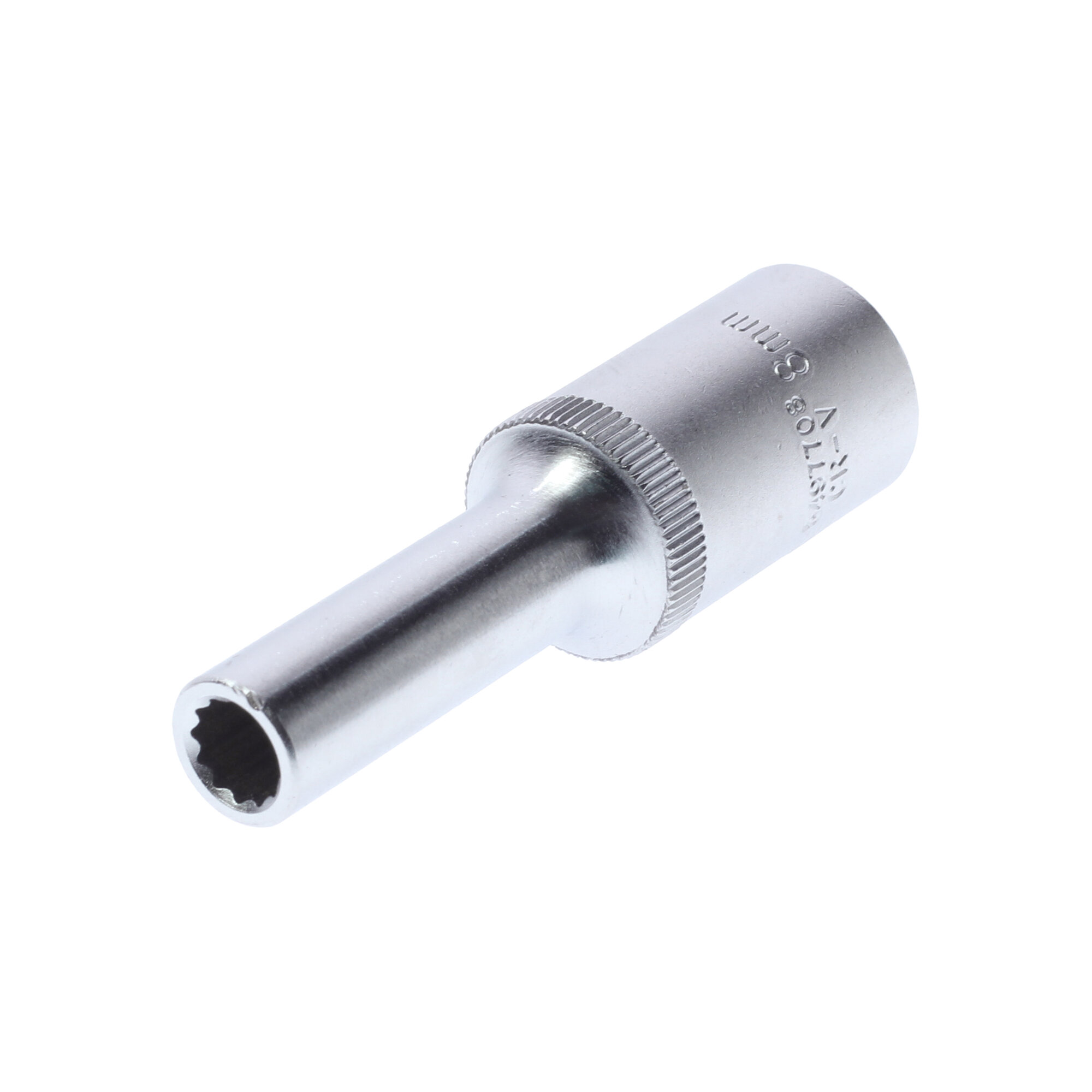 Головка торцевая 8мм 1/2" 12-гранная глубокая L=75мм ROCKFORCE RF-5497708