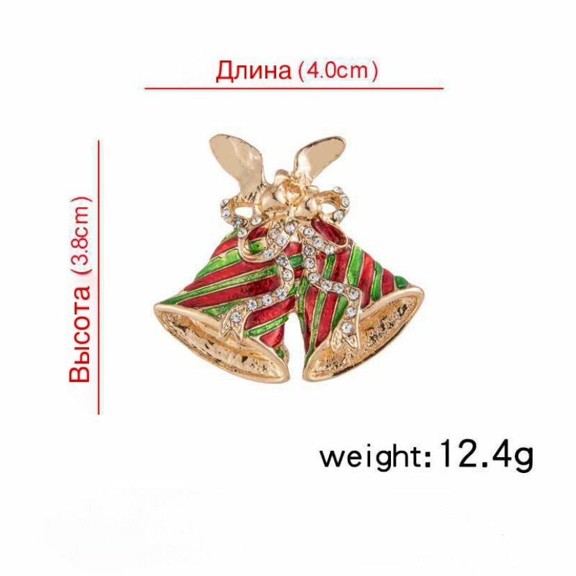 Брошь, стразы