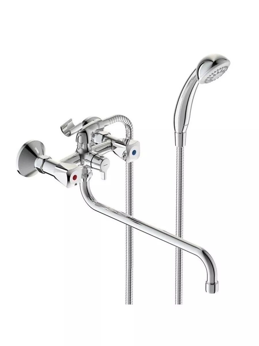 Cмеситель для ванны VIDIMA BA343AA с длинным комплект