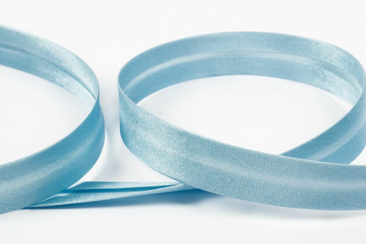 Косая бейка "Gamma" GK-15P 14 - 15 мм 132 м 1 м №041 голубой