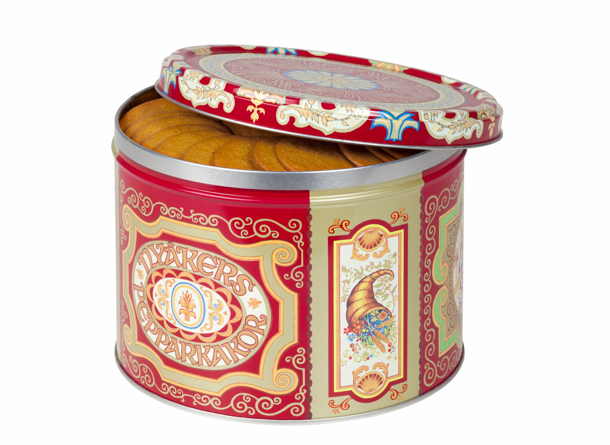 NYAKERS Хрустящее имбирное печенье Original Red ж/б, Швеция, 900г