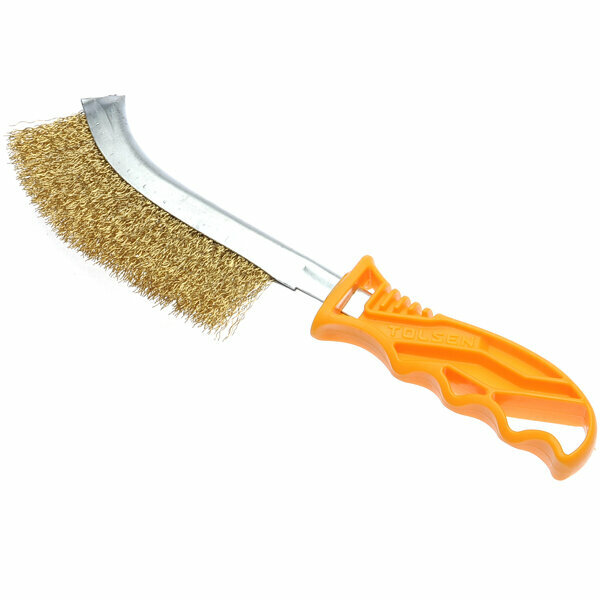 Щётка (корщётка) стальная 32060 пластиковая ручка 250 мм Tolsen (4 шт. в комплекте)