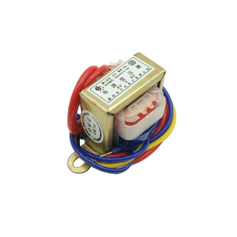 Трансформатор EI28 1 Вт 220 В до 6/9/12/15/18/24 В AC9V, Dual voltage 3wire