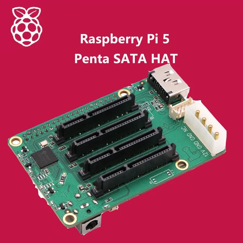 MiiBestOD Radxa Penta SATA HAT для Raspberry Pi 5
