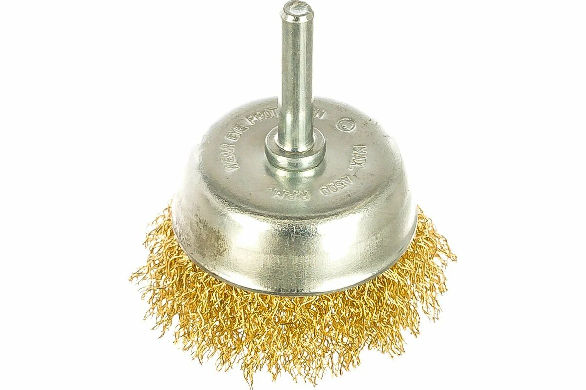 MATRIX 74477 Щетка чашечная для дрели 65 мм - абразивная насадка для обработки металла