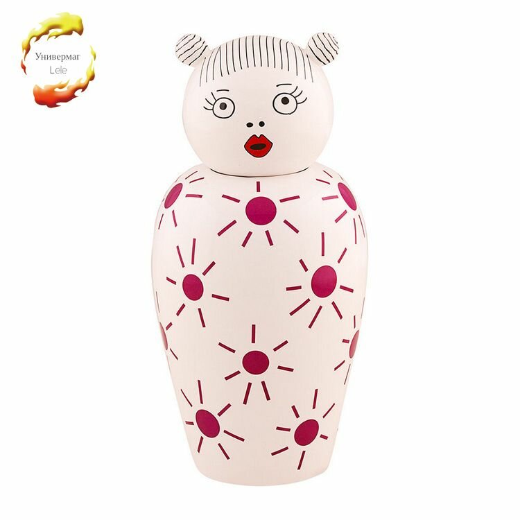 Ваза для цветов Ваза Seletti Canopie 10533 Zoe. Дизайнерская посуда из фарфора