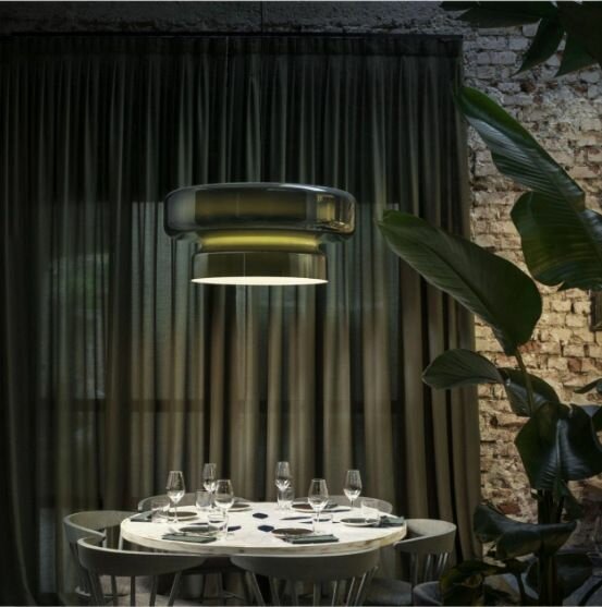 Скандинавская стеклянная люстра потолочное светодиодное украшение дома большая стеклянная кухонная люстра обеденный стол гостиная