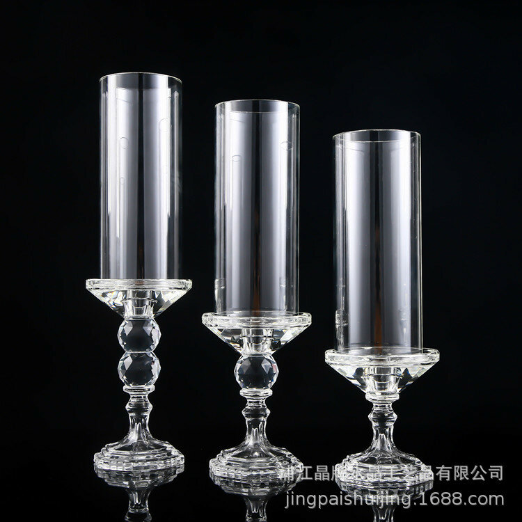 Хрустальный подсвечник Crystal card JP-0770, двойной, против фэн-шуй