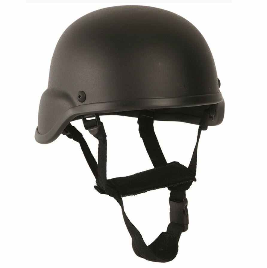 Защитный, тактический шлем STURM MIL-TEC, черный, размер 56/58.