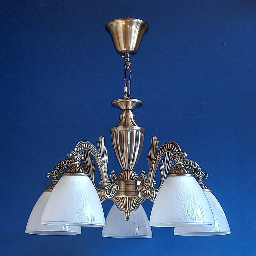 Люстра Люстрамск подвесная LS 791/5 цвет бронза