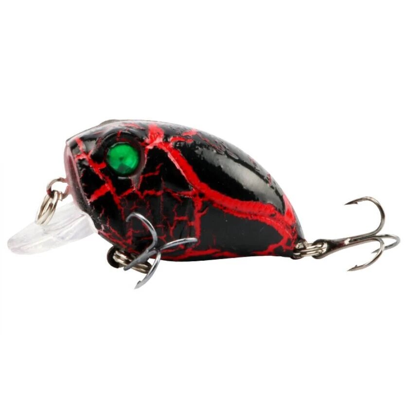 Воблер приманка PrimeBass, 8г, 4.5см, черный, 6