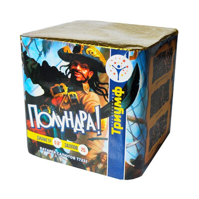 Батарея салютов Триумф Полундра 25 зарядов калибром 20 мм