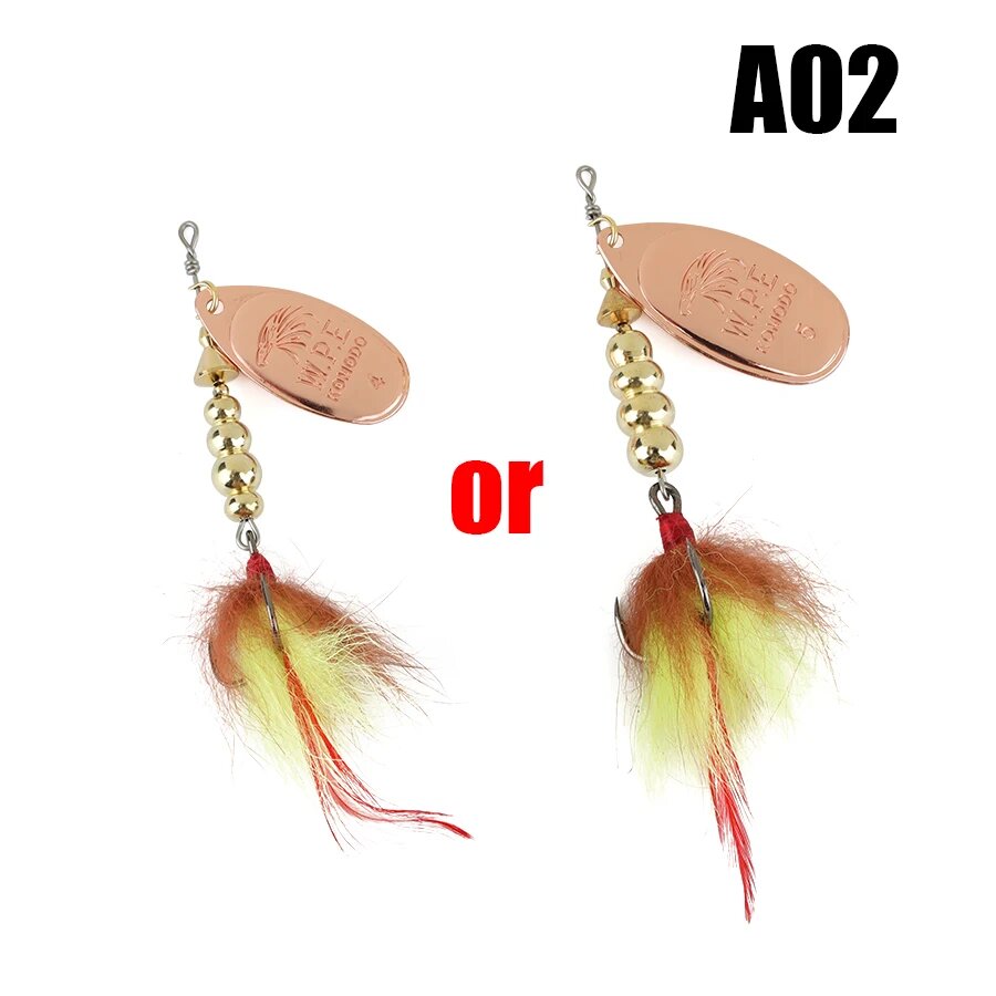 W.P.E KOMODO Блесна 15г/22г Красный, 15g, A02