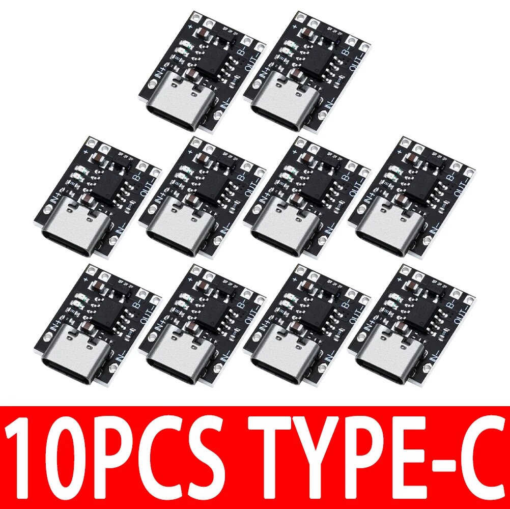 10шт. Модуль зарядки TYPE-C 1A