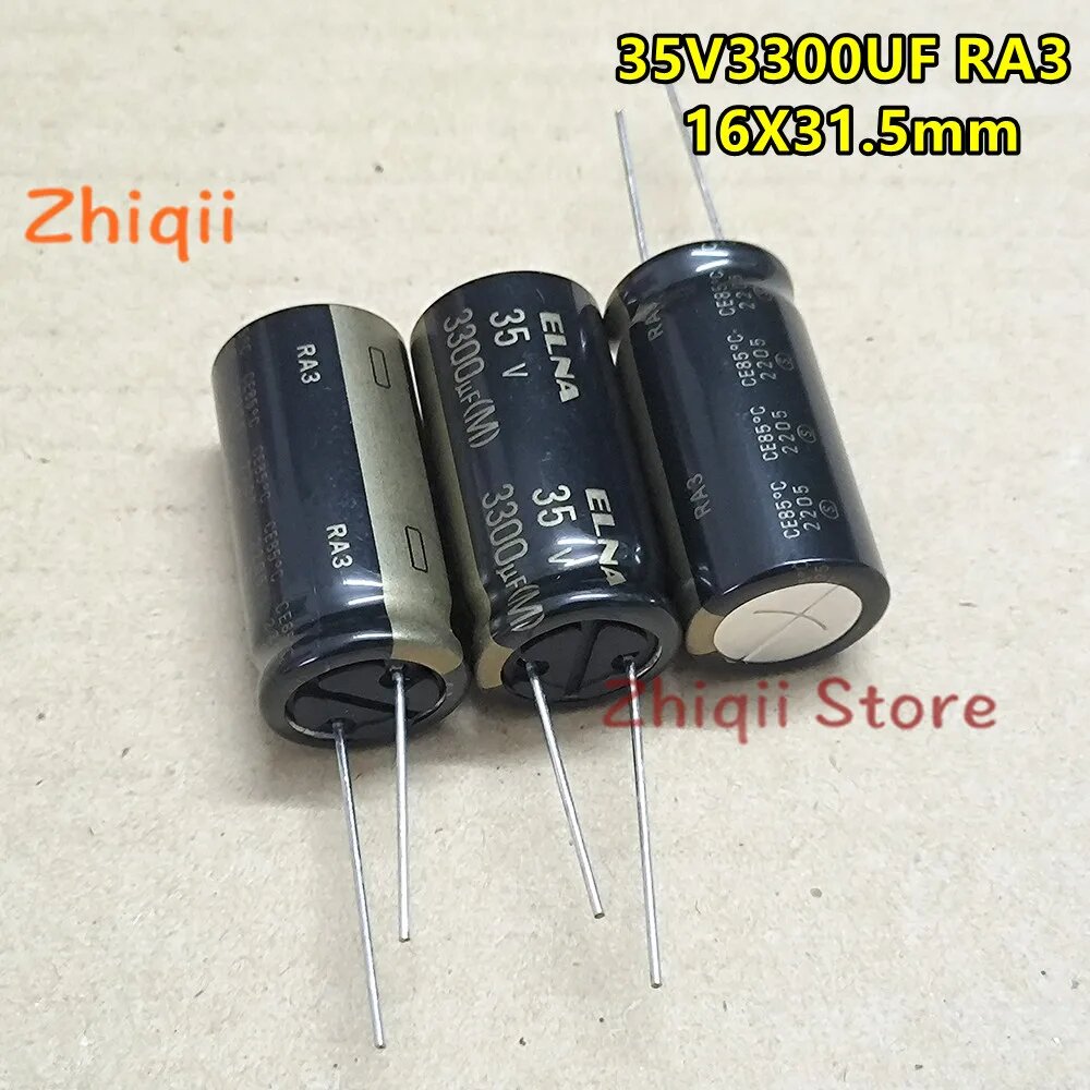 ELNA RA3 аудио конденсатор 3300 мкФ 35В 10pcs