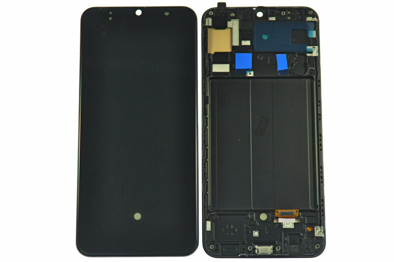 Дисплей для Samsung SM-A505F Galaxy A50 (2019)+Тачскрин черный OLED в рамке