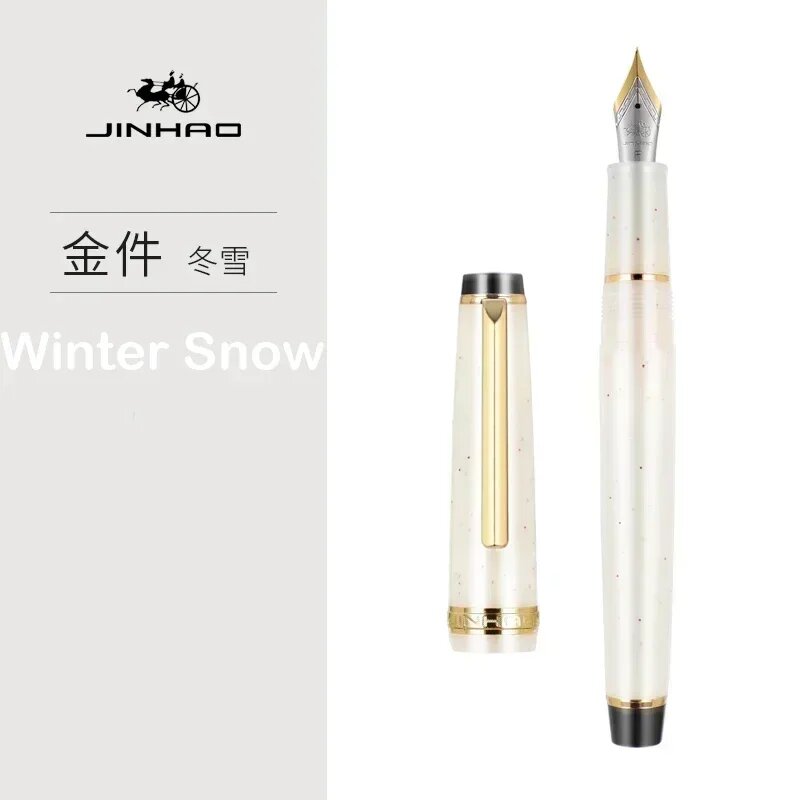 Jinhao 82 перьевая ручка флуоресцентная EF F M F, Winter Snow